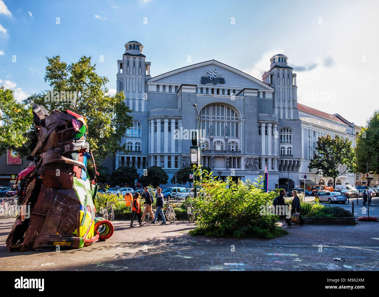 Berlin,Schöneberg,Nollendorfplatz.Neues Schauspielhaus built in 1905 as ...