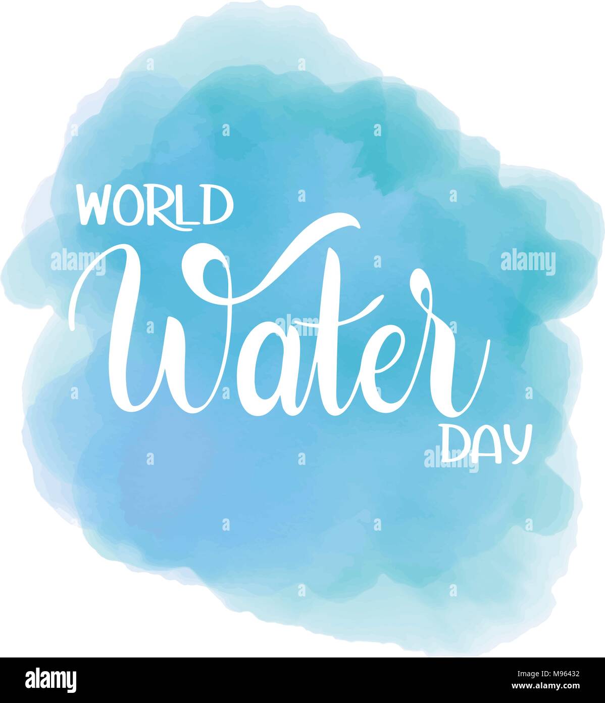World water Day lettering. Save the water Stock Vector Image & Art - Alamy