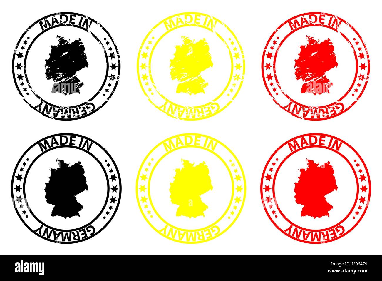 Stamp text made europe Cut Out Stock Images & Pictures - Alamy