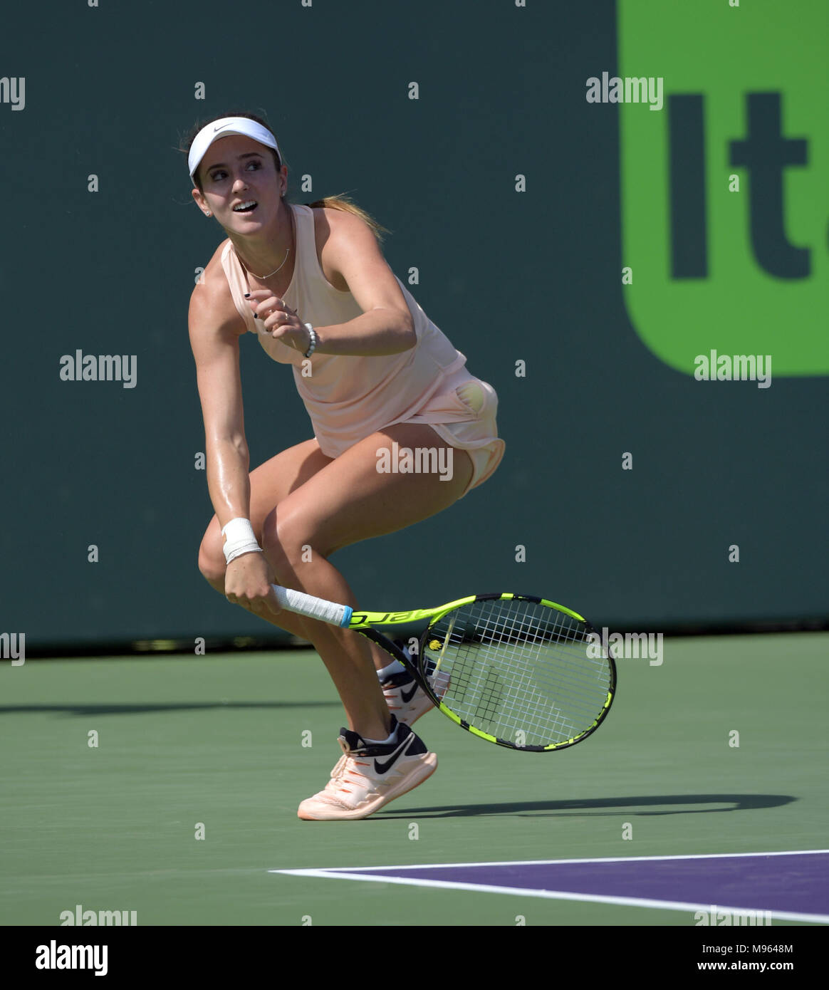 KEY BISCAYNE, FL - MARCH 21: Victoria Azarenka of Belarus Defeats CiCi ...