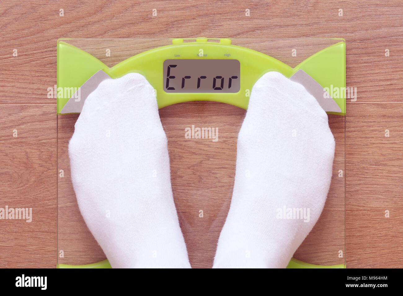 Fat woman scales hi-res stock photography and images - Alamy