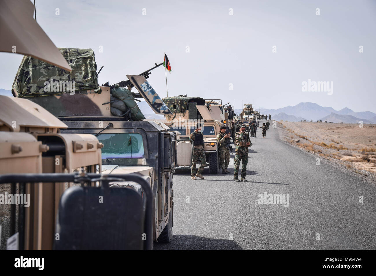 Convoy military vehicles hi-res stock photography and images - Alamy