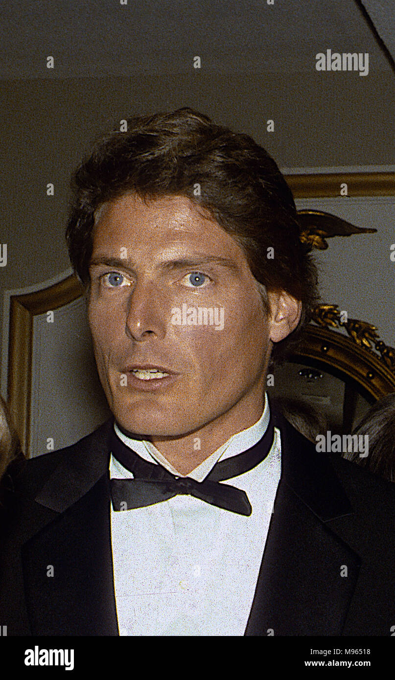 Washington, DC., October, 1987 Christopher Reeve, at Democratic Party ...