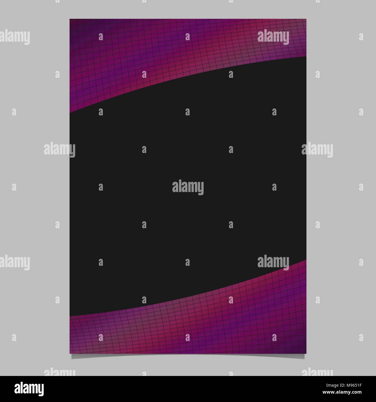 Abstract modern colored gradient grid page template - vector brochure ...