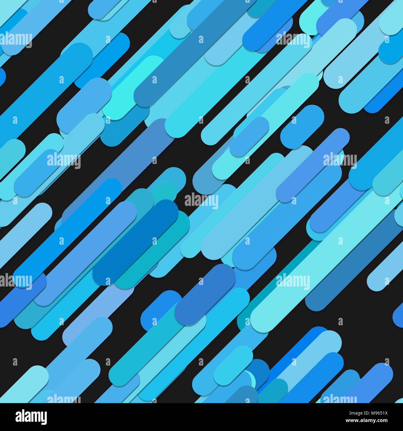 Seamless abstract random rounded diagonal stripe background pattern - trendy vector graphic from ...