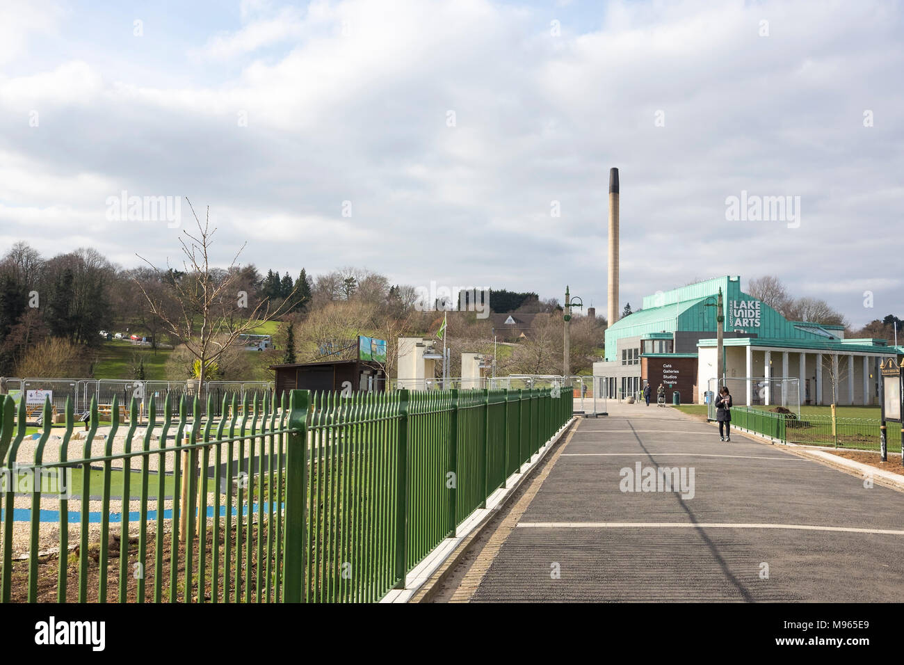 The Lakeside Arts Centre at Nottingham University Park, UK Stock Photo ...