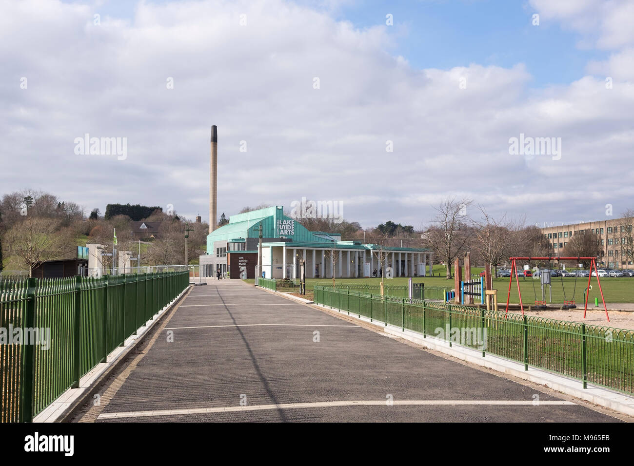 The Lakeside Arts Centre at Nottingham University Park, UK Stock Photo ...