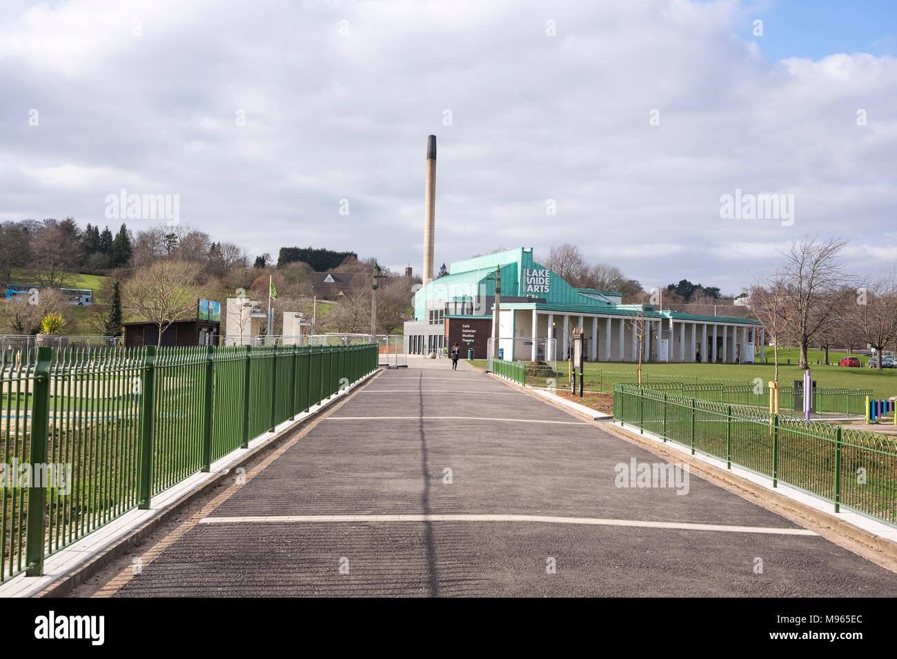 The Lakeside Arts Centre at Nottingham University Park, UK Stock Photo ...