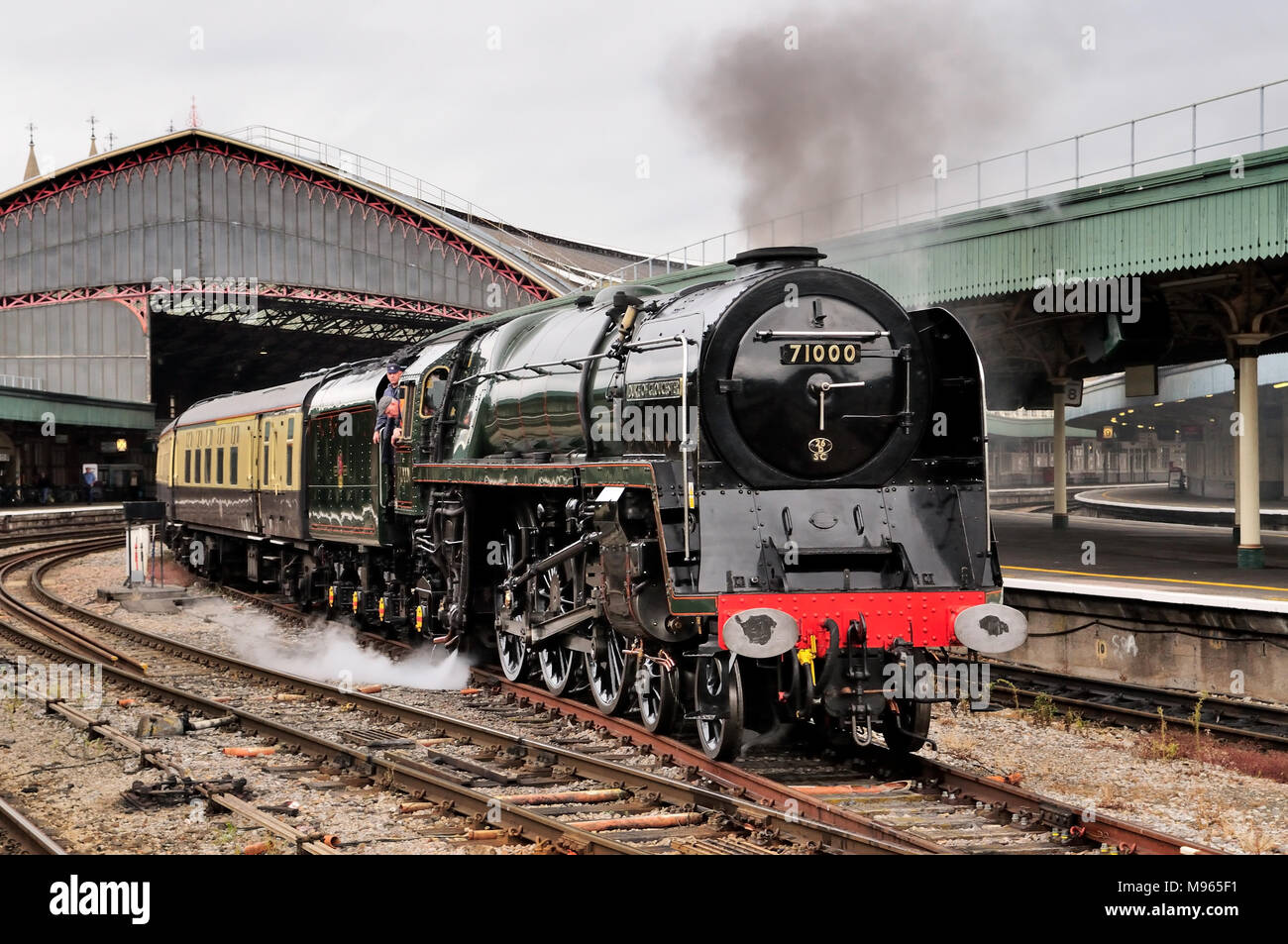 Unique BR Standard Pacific No 71000 Duke of Gloucester waits to leave ...