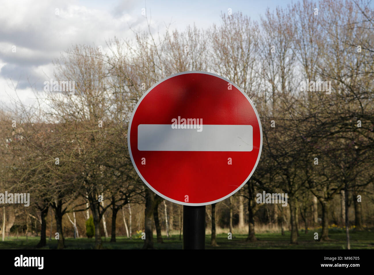 No entry traffic sign Stock Photo - Alamy