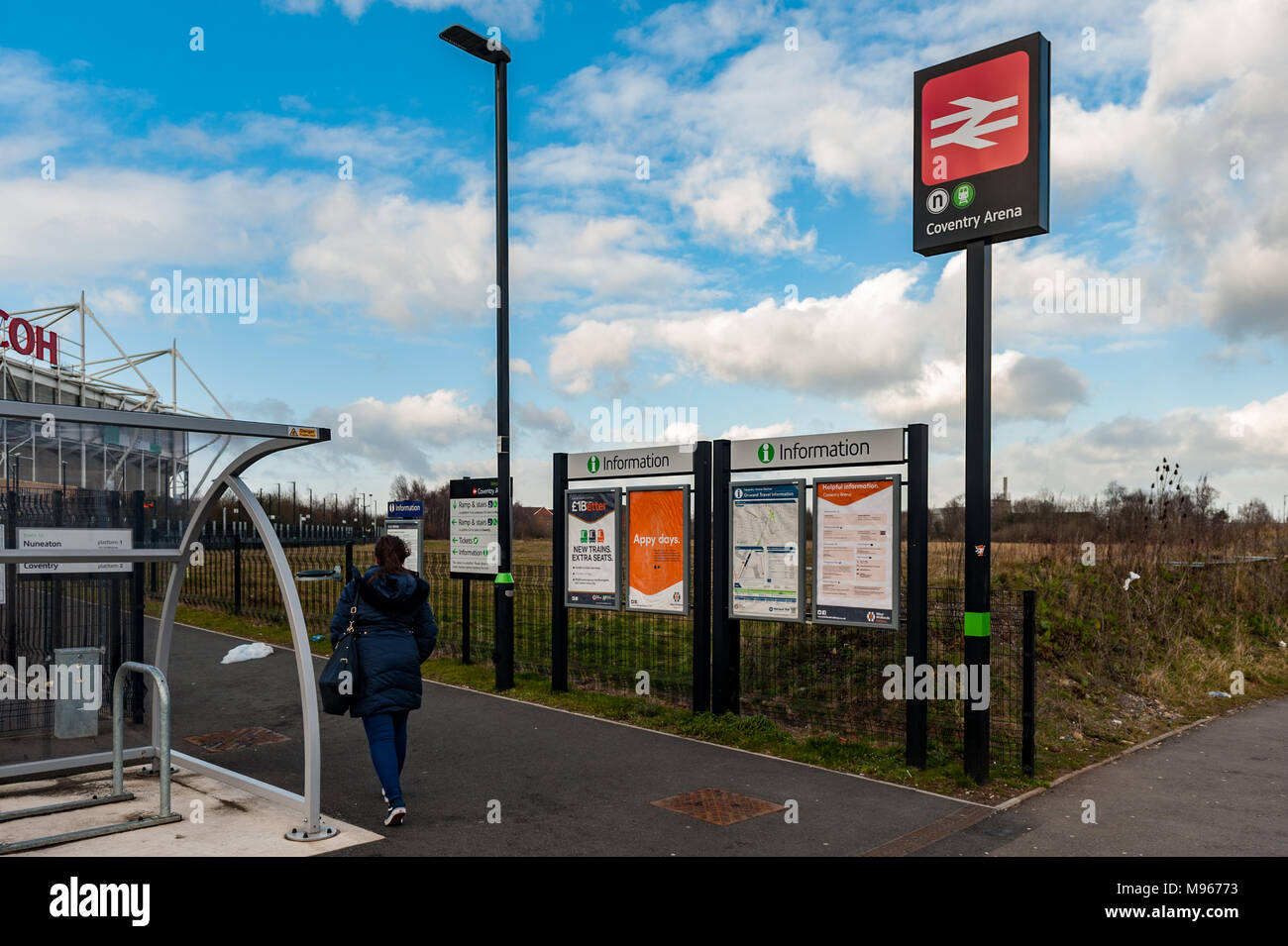 Coventry arena train station hi-res stock photography and images - Alamy