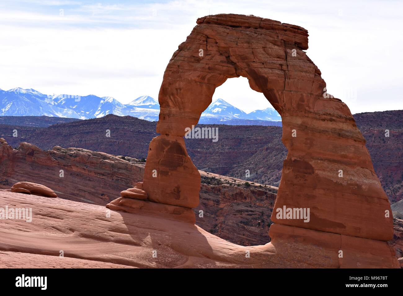Delicate Arch, Arches National Park, Moab, Utah, USA Stock Photo - Alamy