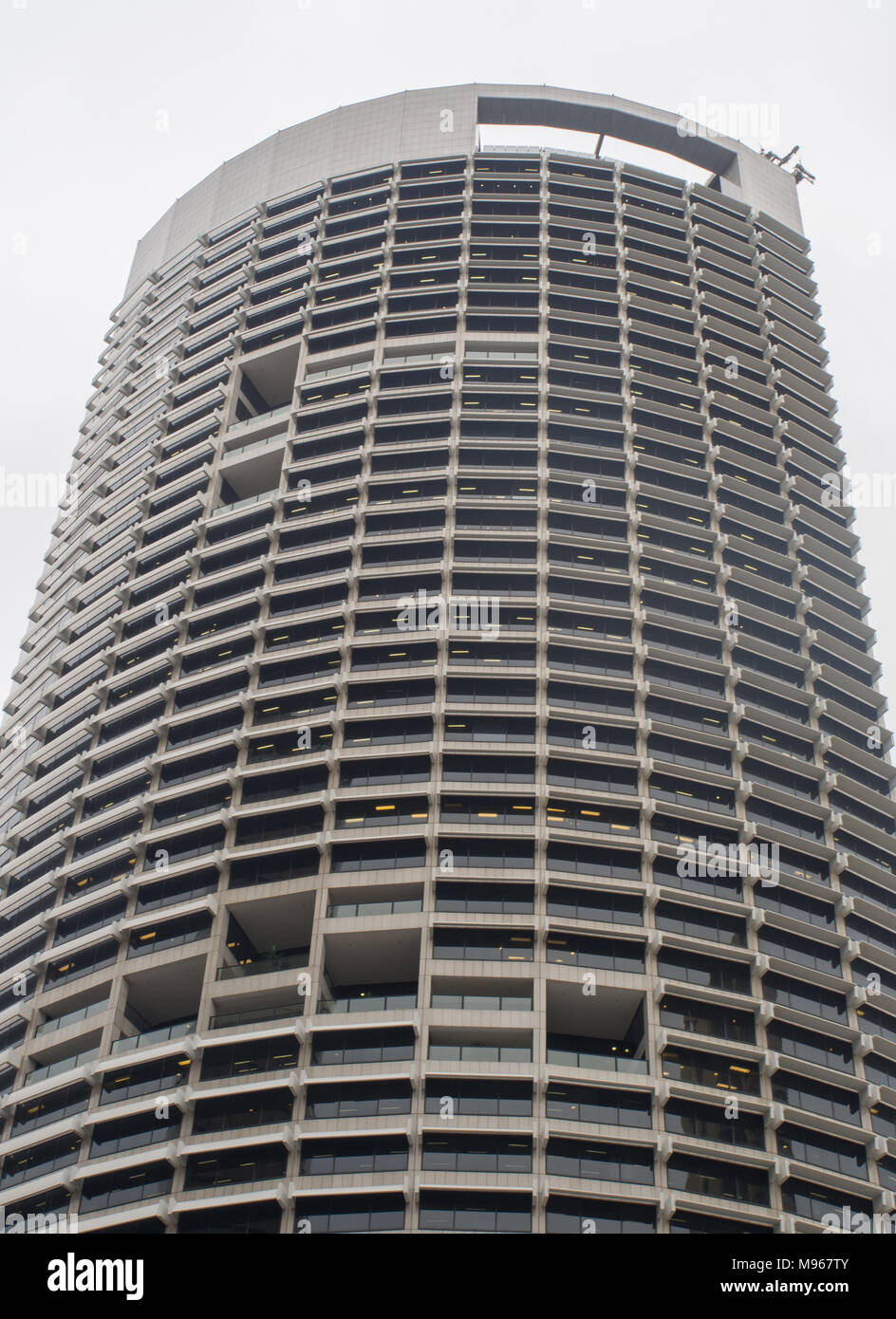 Looking Up At An Office Building Stock Photo - Alamy