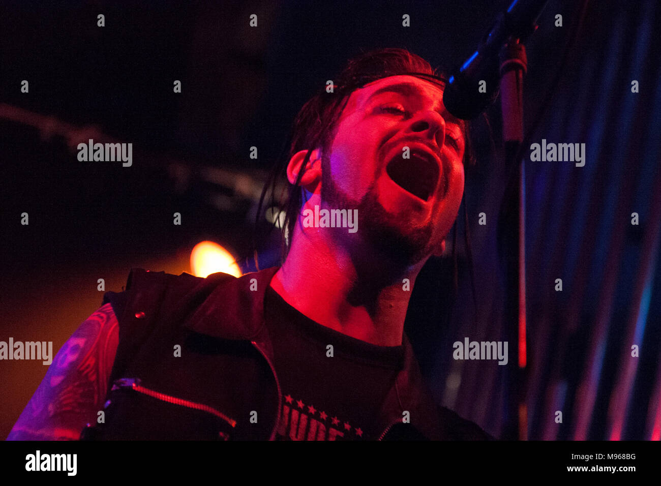 Jason Trioxin of the Michale Graves Band, on the Almost Home tour ...