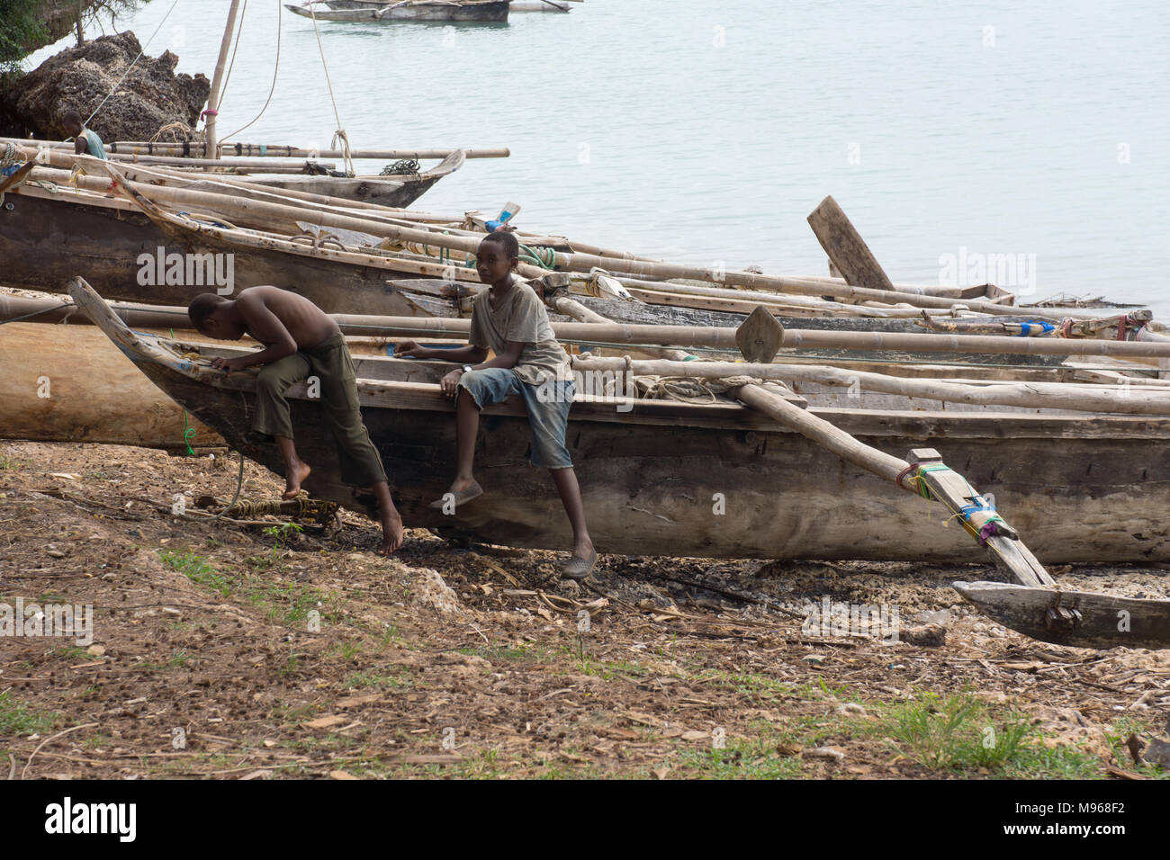 Dugout Dhow Boat High Resolution Stock Photography and Images - Alamy