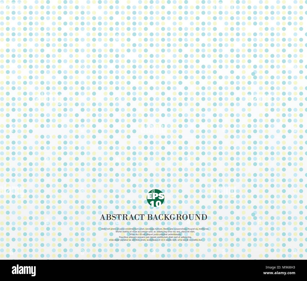 Clear soft color dots of circle background, illustration vector eps10 ...