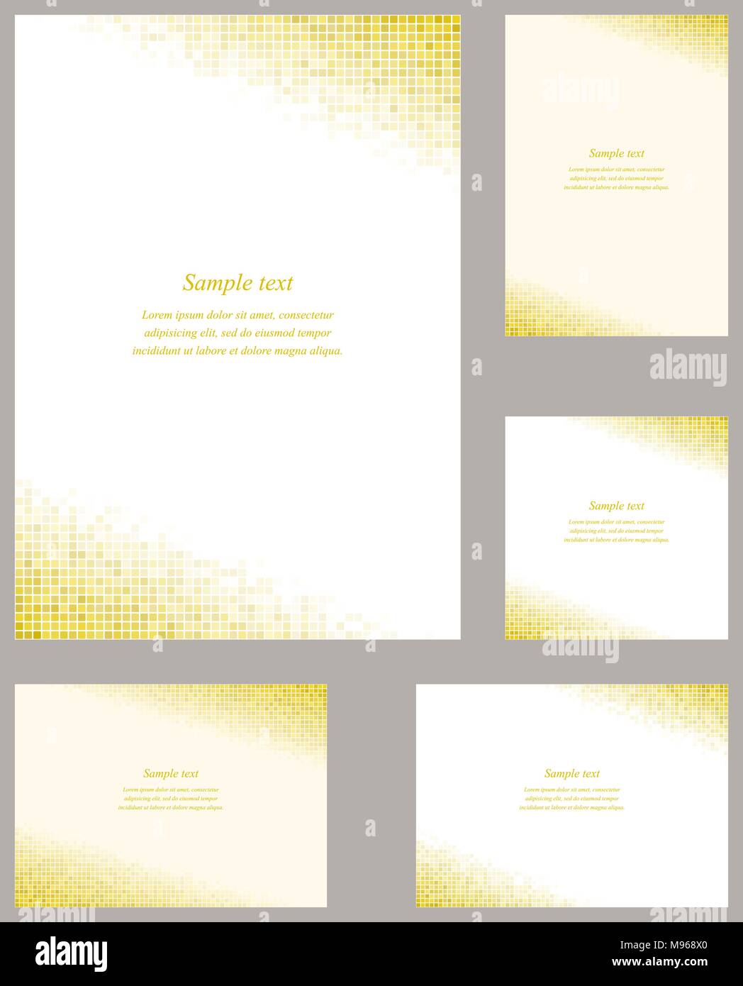 Golden border square Stock Vector Images - Alamy