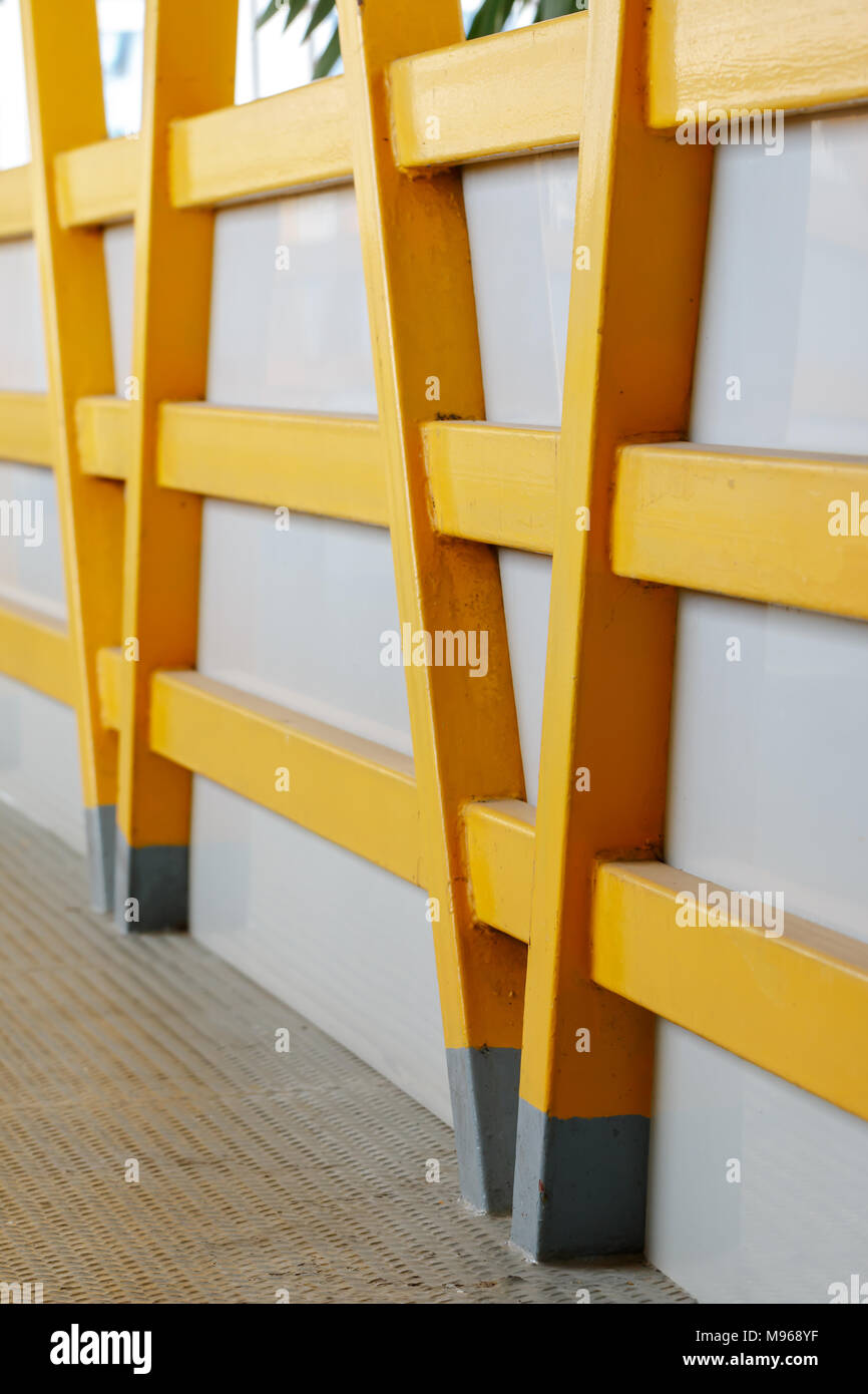 Steel of Yellow bridge Stock Photo - Alamy