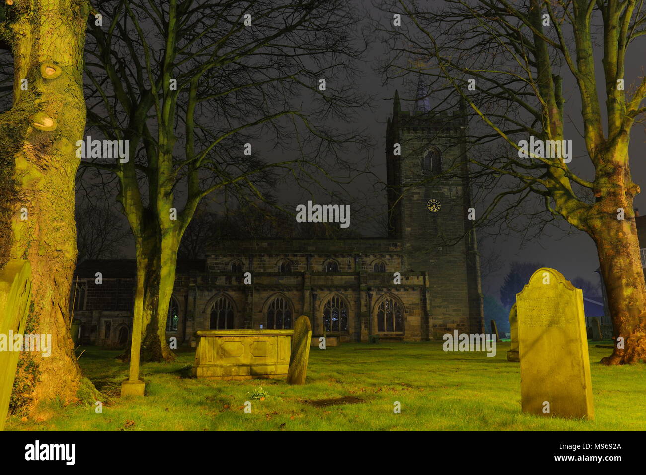 St Mary's Church - Whitkirk Stock Photo - Alamy