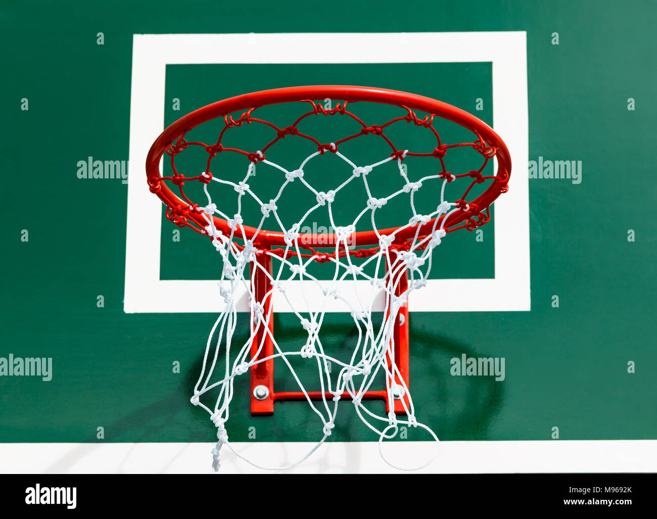 basketball hoop under sunlight Stock Photo - Alamy