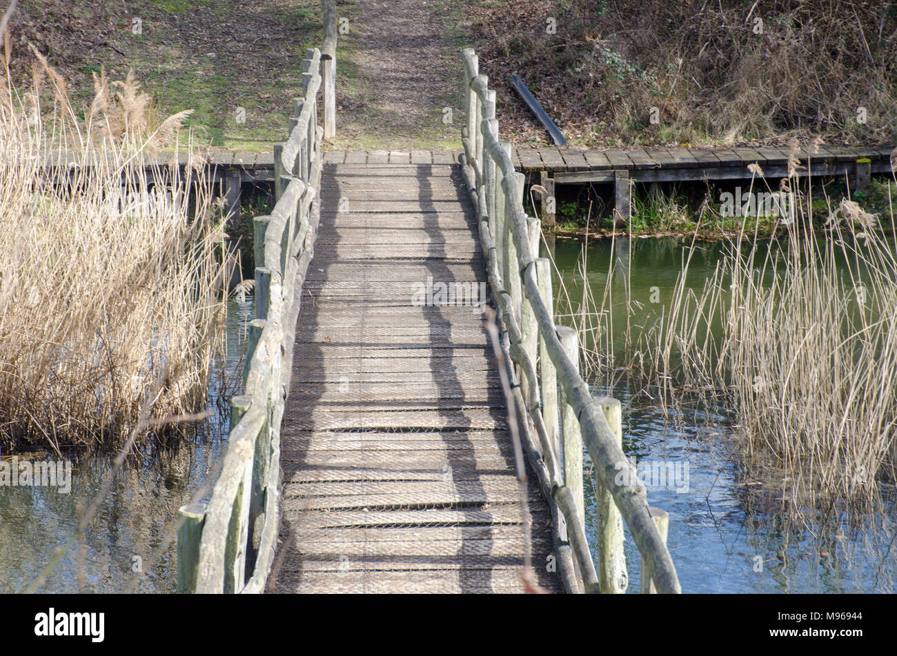 Walkway over pond hi-res stock photography and images - Alamy