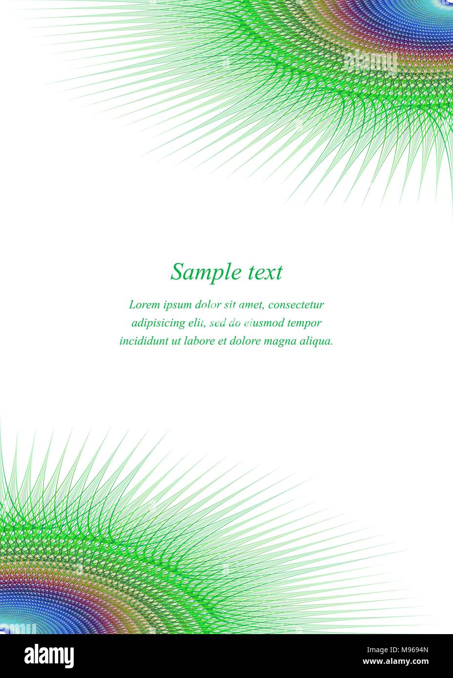 Colorful page corner design template Stock Vector Image & Art - Alamy