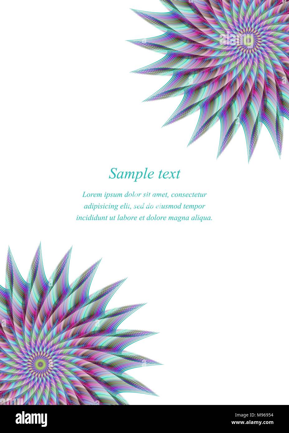 Color page corner design template Stock Vector Image & Art - Alamy