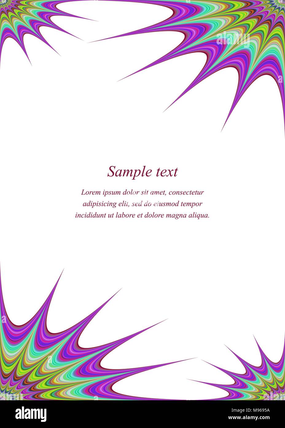 Color page corner design template Stock Vector Image & Art - Alamy