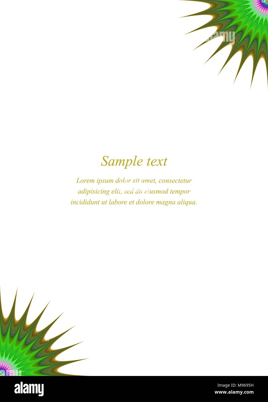 Design template corner design hi-res stock photography and images - Alamy