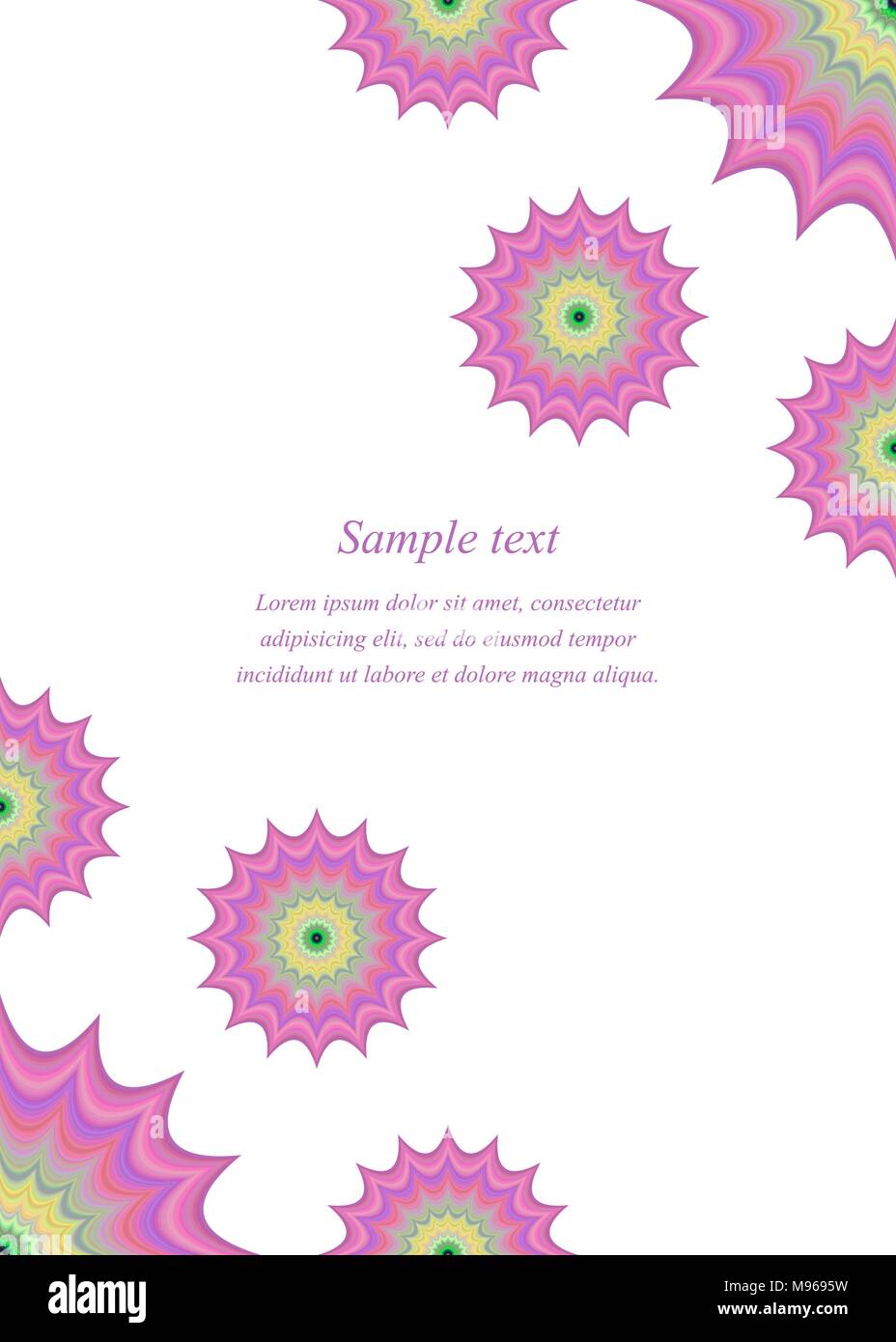 Color page corner design template Stock Vector Image & Art - Alamy