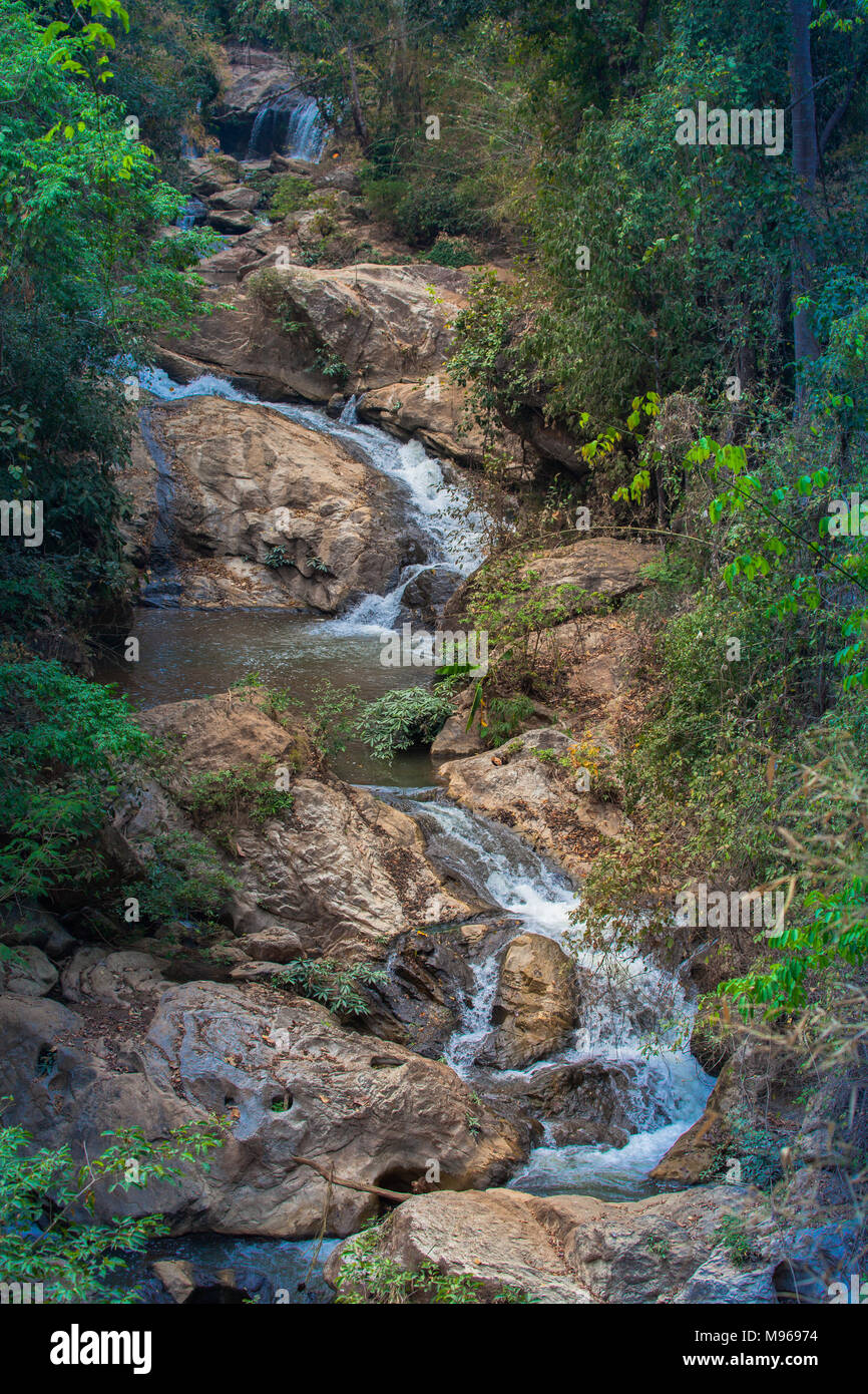 Mae Sa waterfall in Doi Suthep and Doi Pui national park,Chiang Mai ...