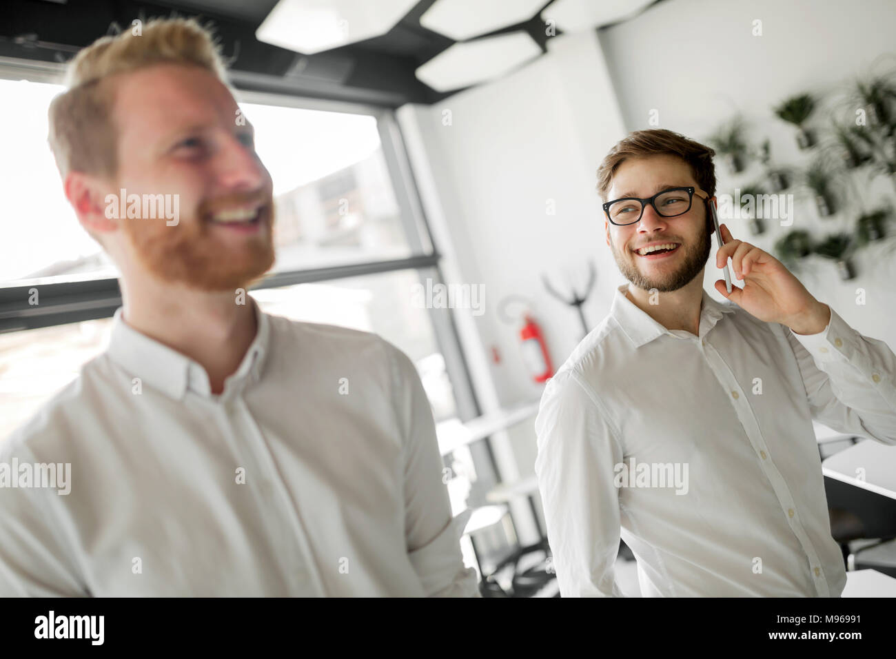 Business people taking a coffee break Stock Photo - Alamy