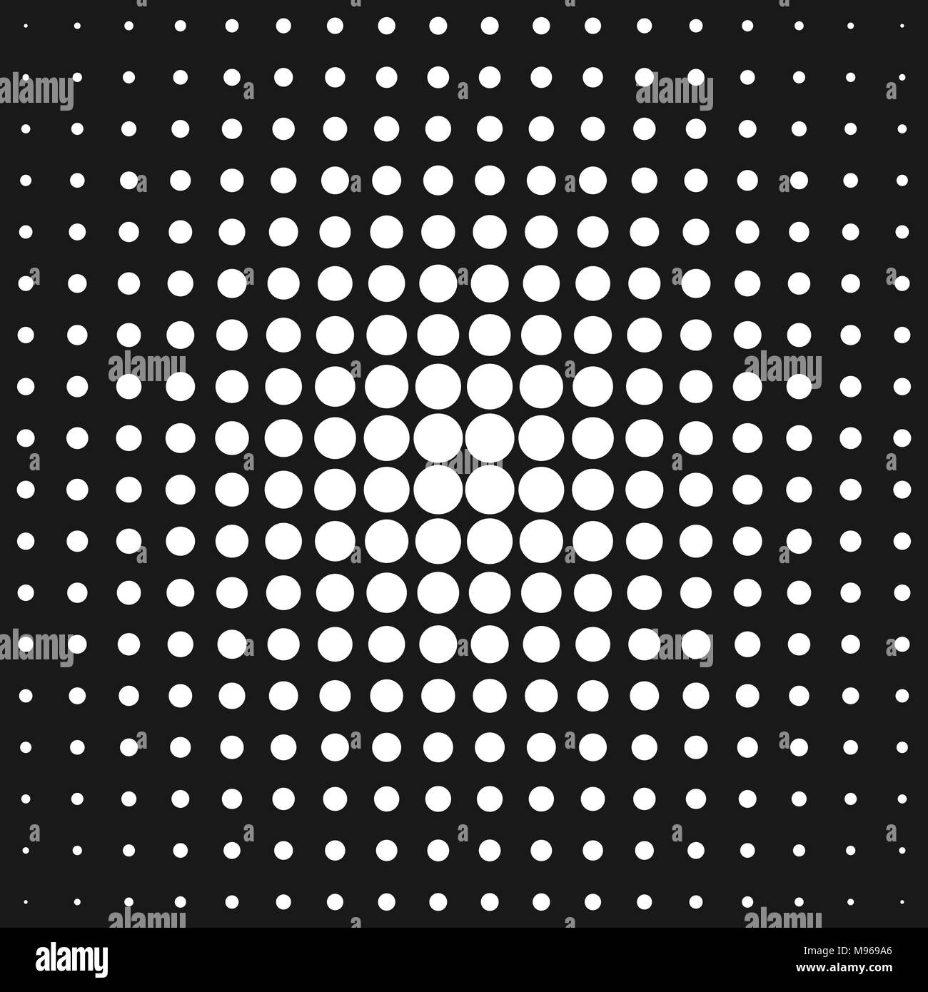 Abstract geometric halftone dot pattern background - vector design ...