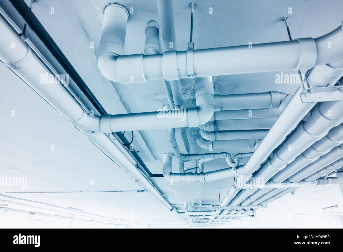 Building Pipe of clean and waste water transport system pipe line ...