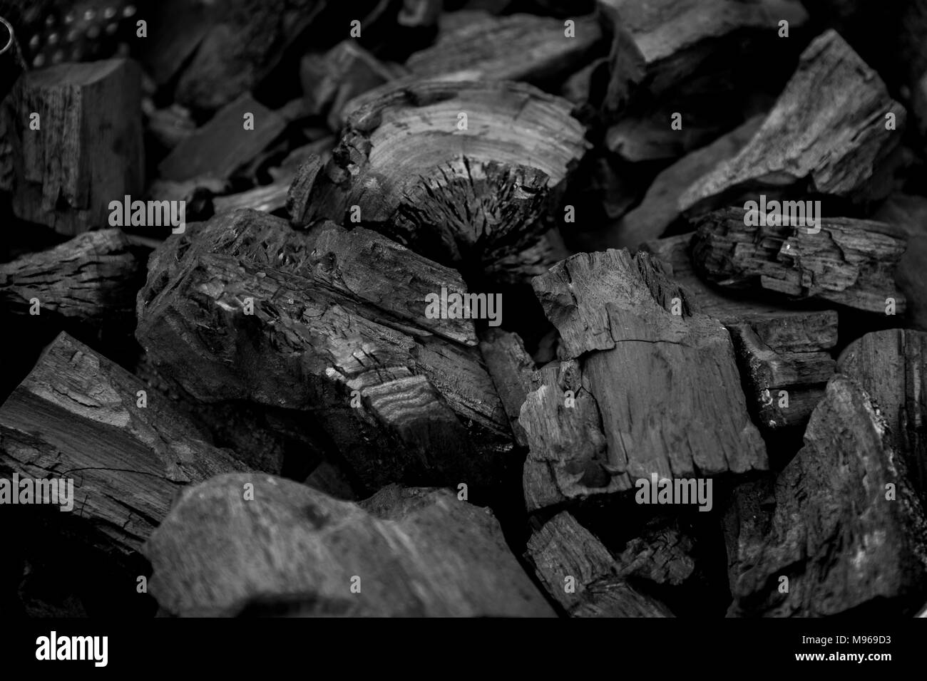Charcoal wooden back burn texture background Stock Photo - Alamy