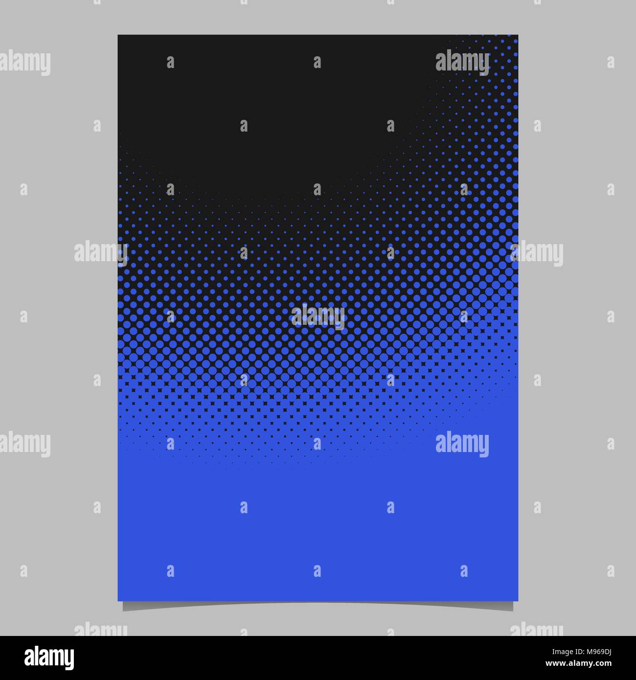 Abstract halftone circle pattern background poster template design ...