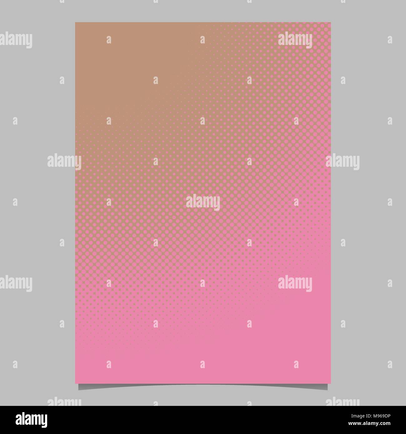 Retro halftone circle background pattern poster design Stock Vector ...