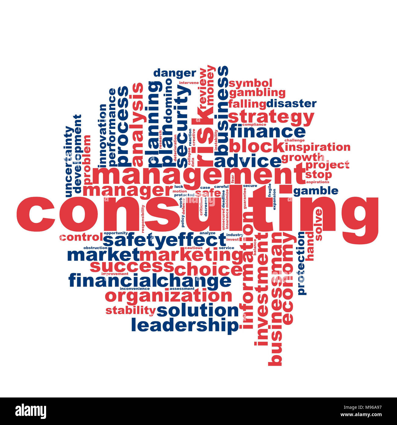 Consulting word cloud concept on white background, 3d rendering Stock ...