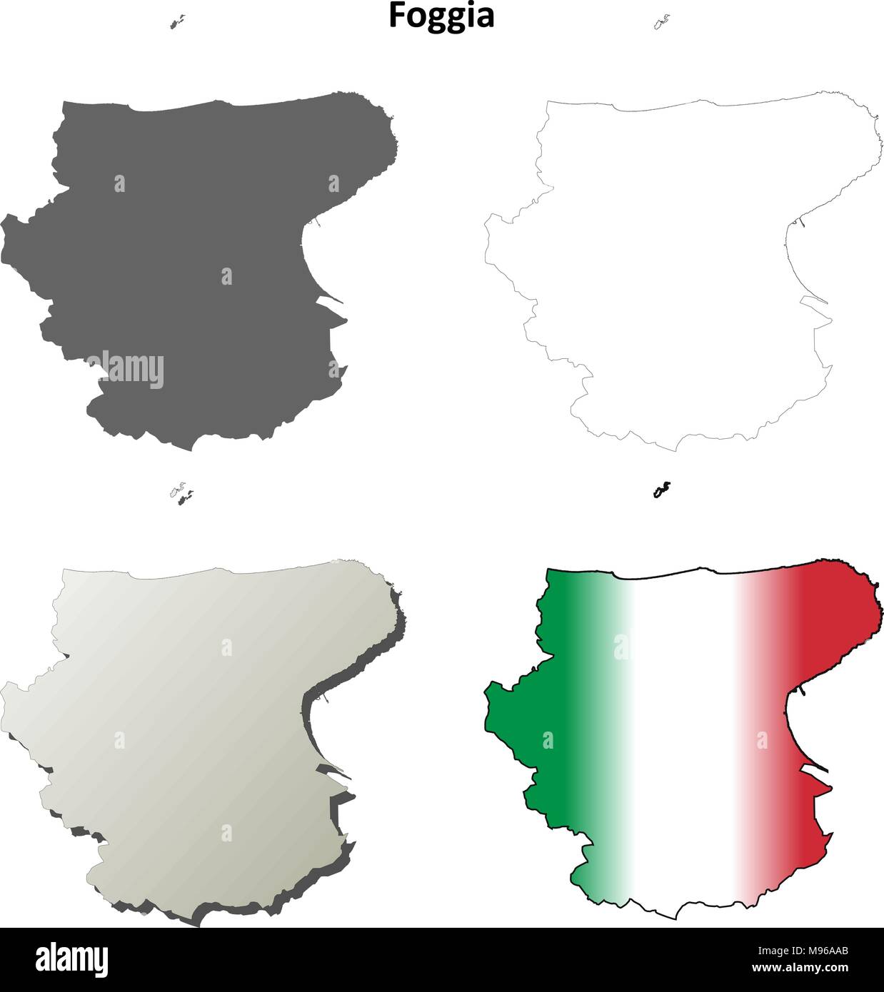 Puglia map hi-res stock photography and images - Alamy