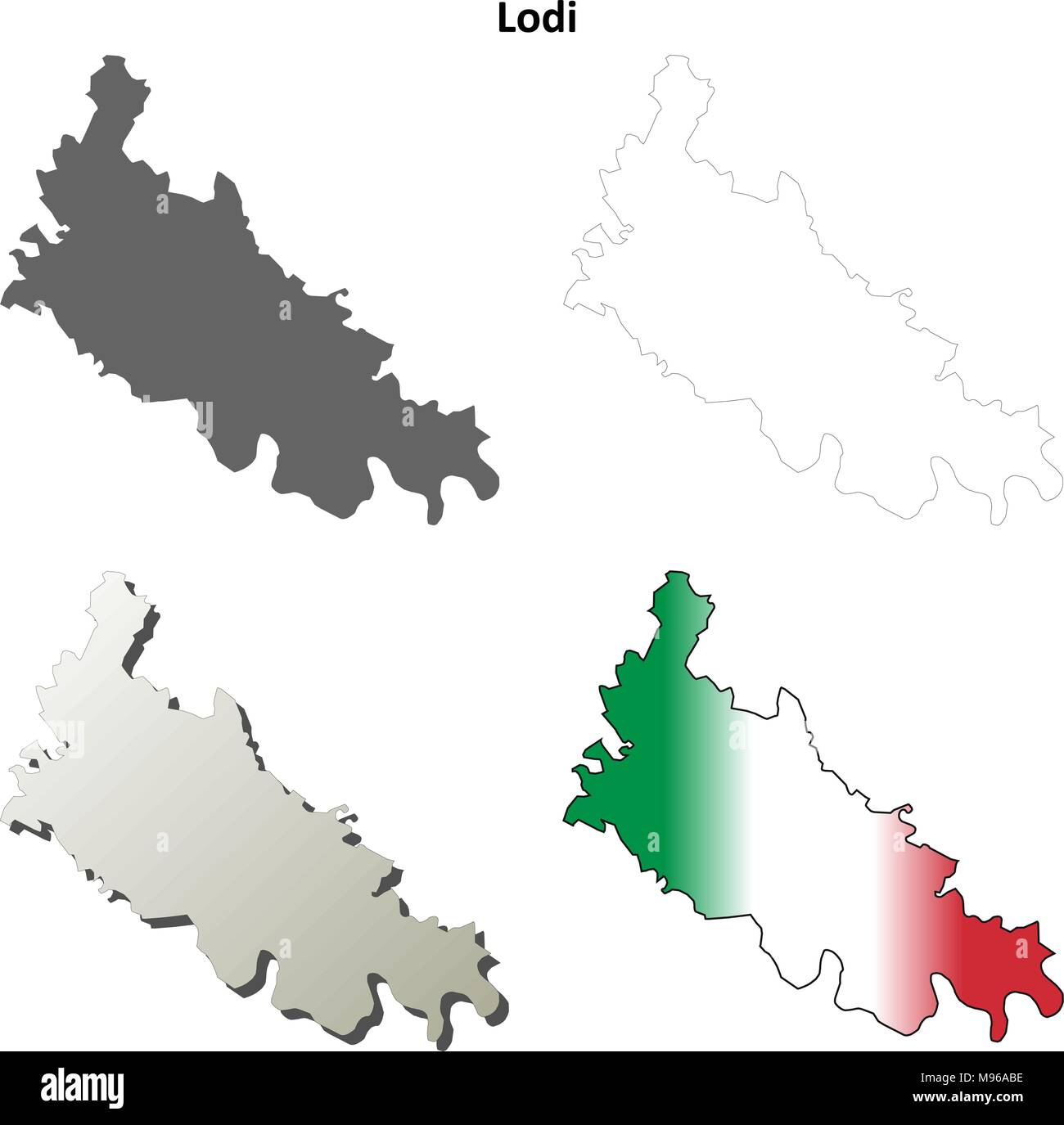 Lodi blank detailed outline map set Stock Vector Image & Art - Alamy Lodi blank detailed outline map set Stock Vector Image & Art - Alamy