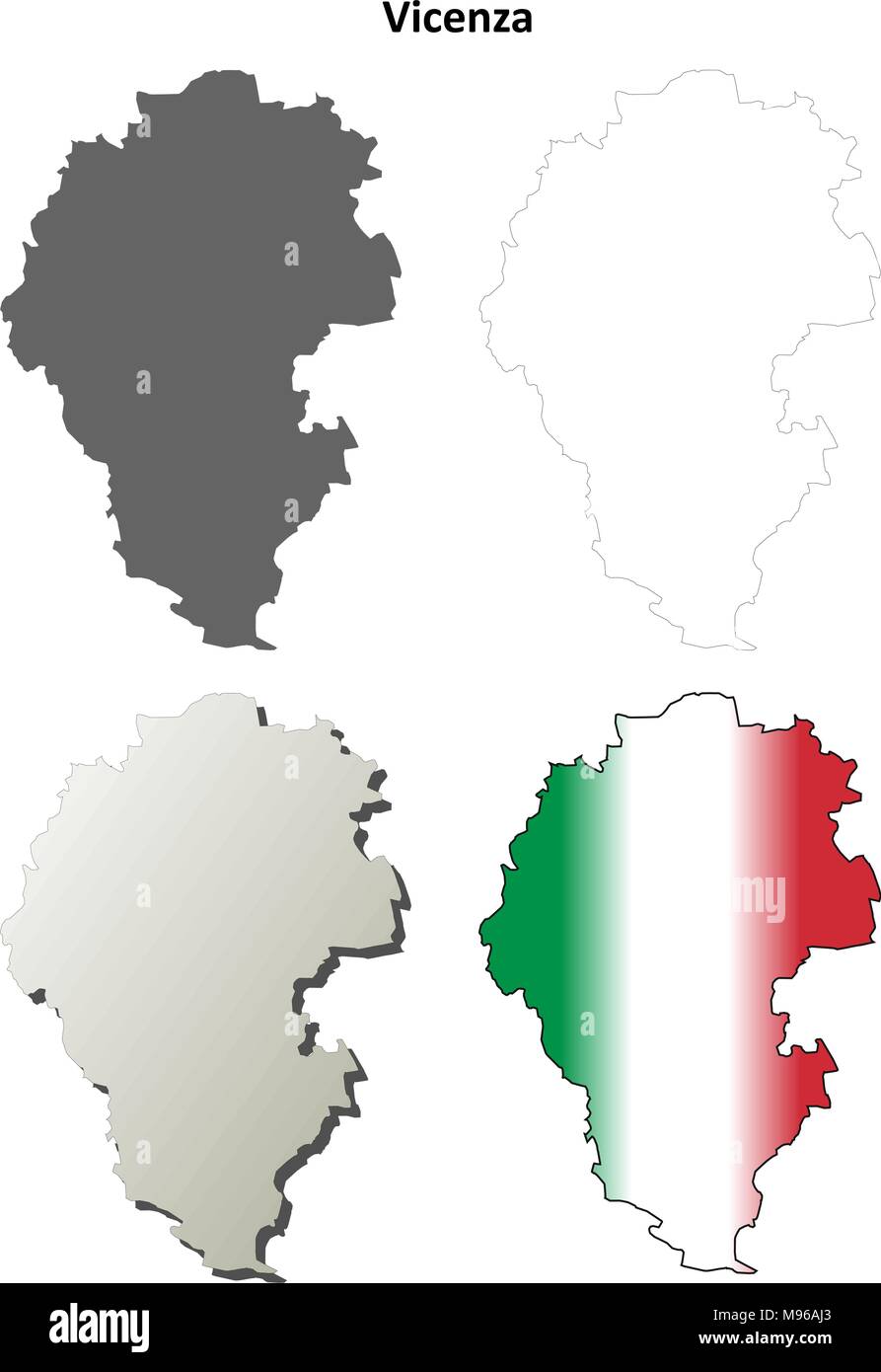Vicenza map hi-res stock photography and images - Alamy