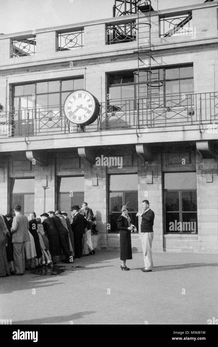 Near clock tower in Black and White Stock Photos & Images - Alamy
