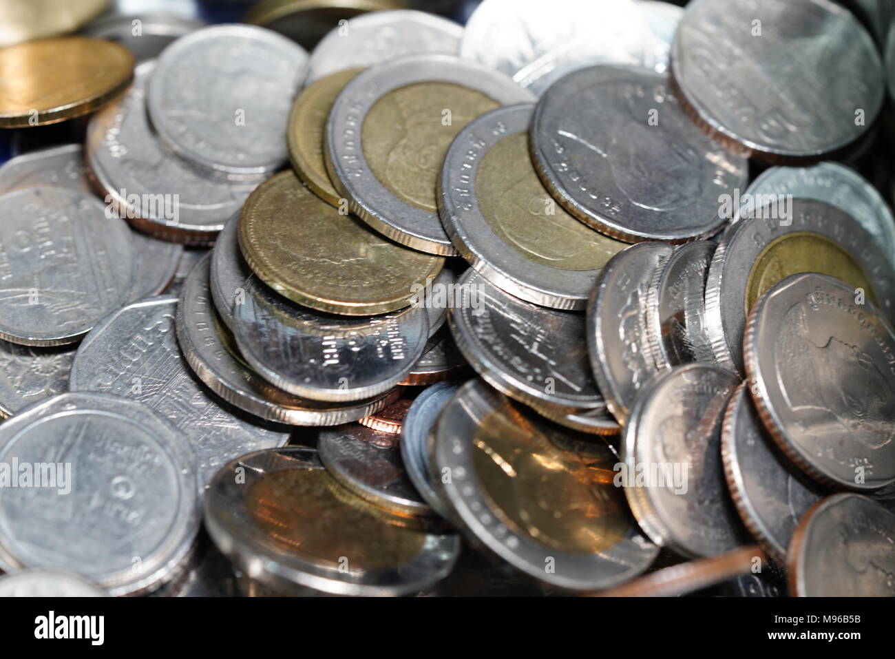 Old japanese coins hi-res stock photography and images - Alamy