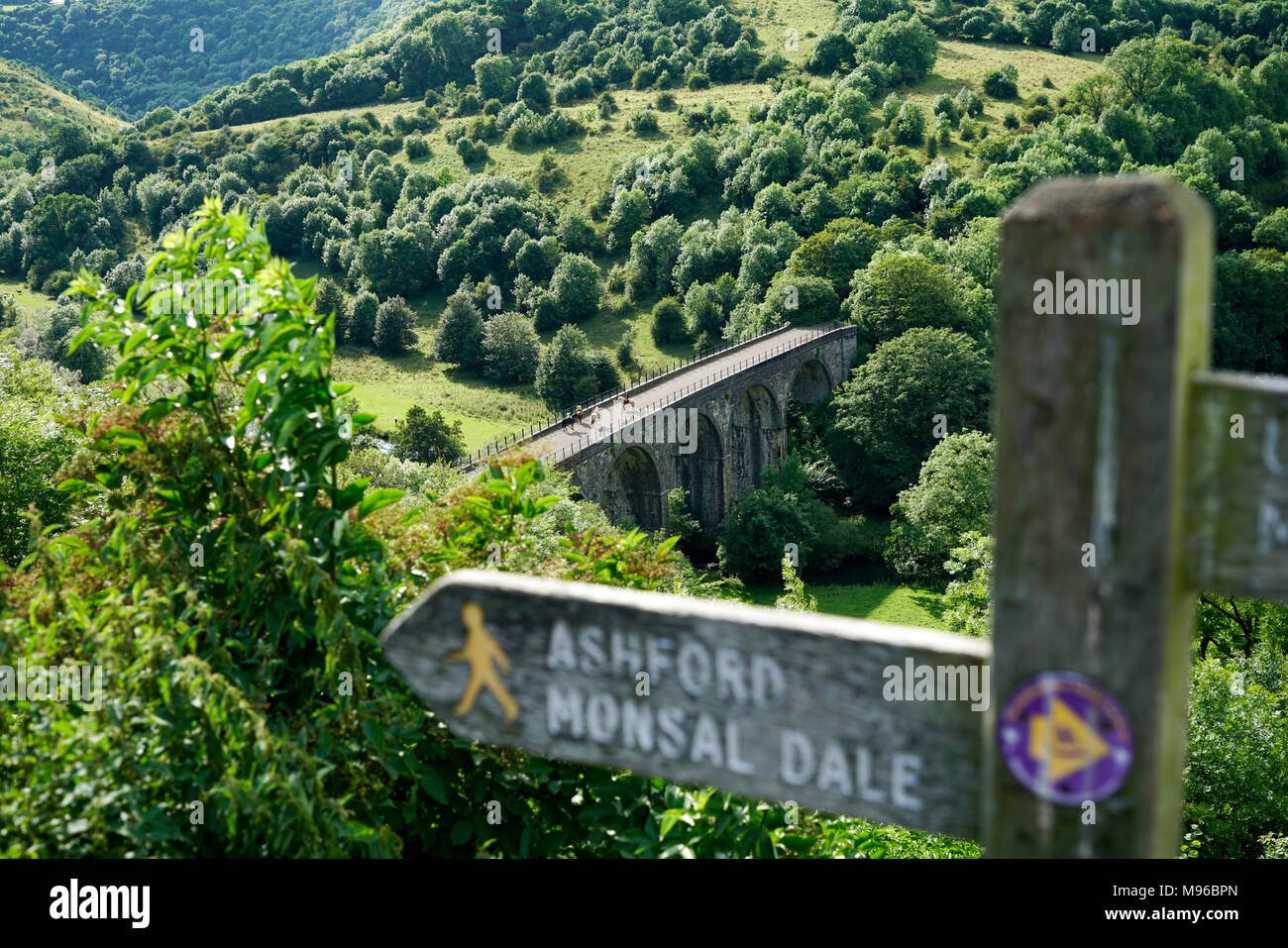 Monsal Dale in the Peak District Derbyshire England Stock Photo - Alamy