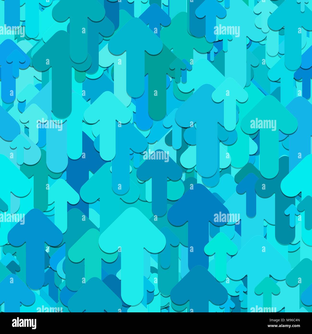 Ascending blue arrow Stock Vector Images - Alamy