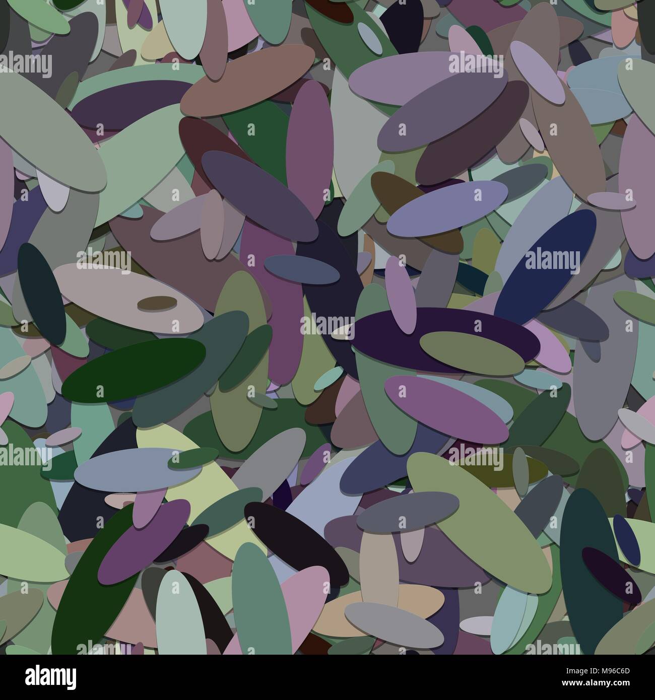 Seamless ellipse background pattern - vector graphic design from ...