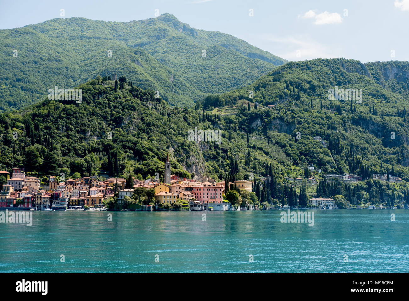Landscape view of Varenna town at Lake Como, Italy Stock Photo - Alamy