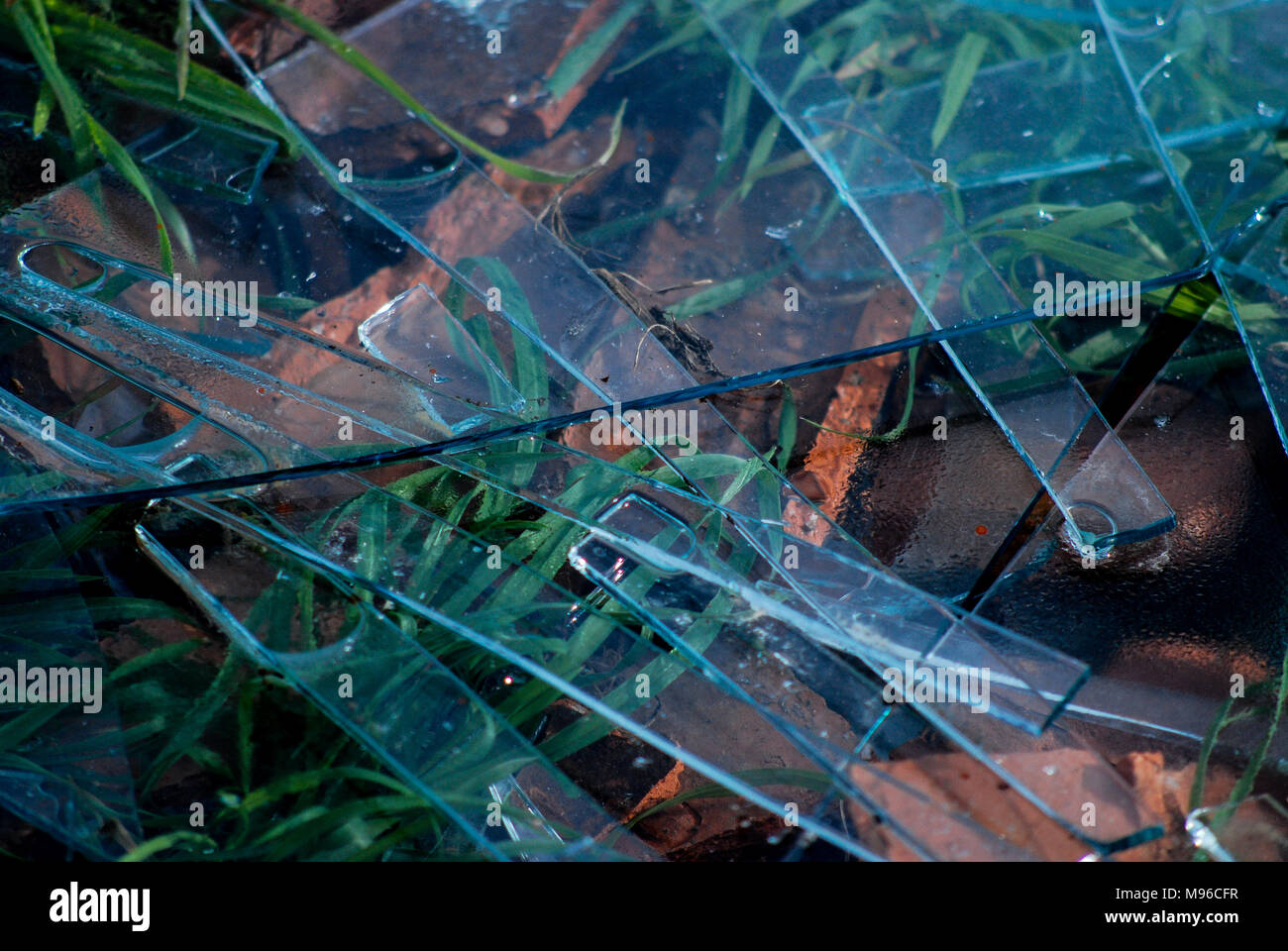 picture of a pollution with Broken glass Stock Photo - Alamy