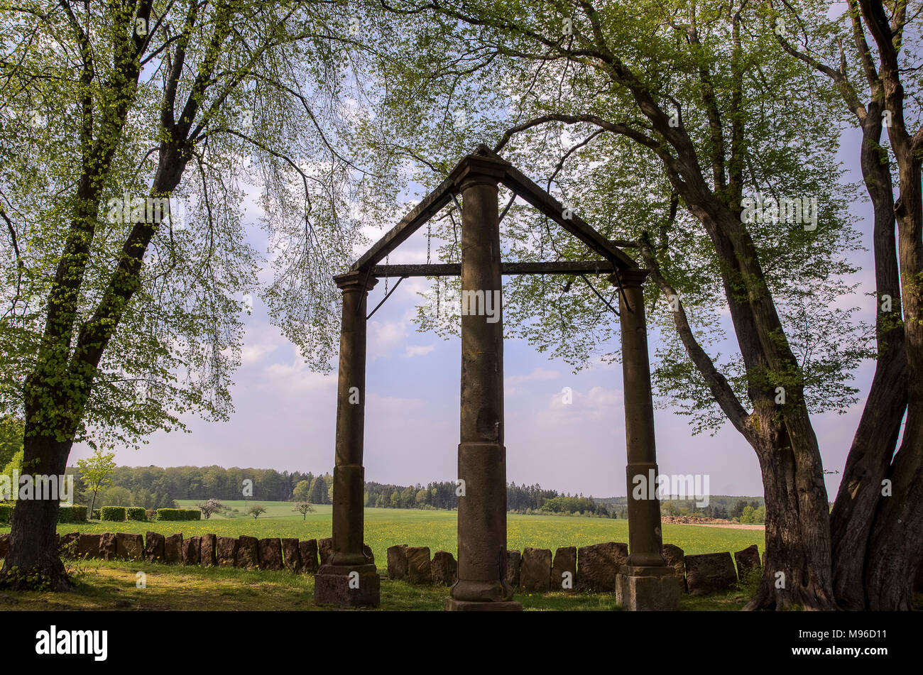Beerfelden, Galgen, Odenwald, Hessen, Deutschland Stock Photo - Alamy