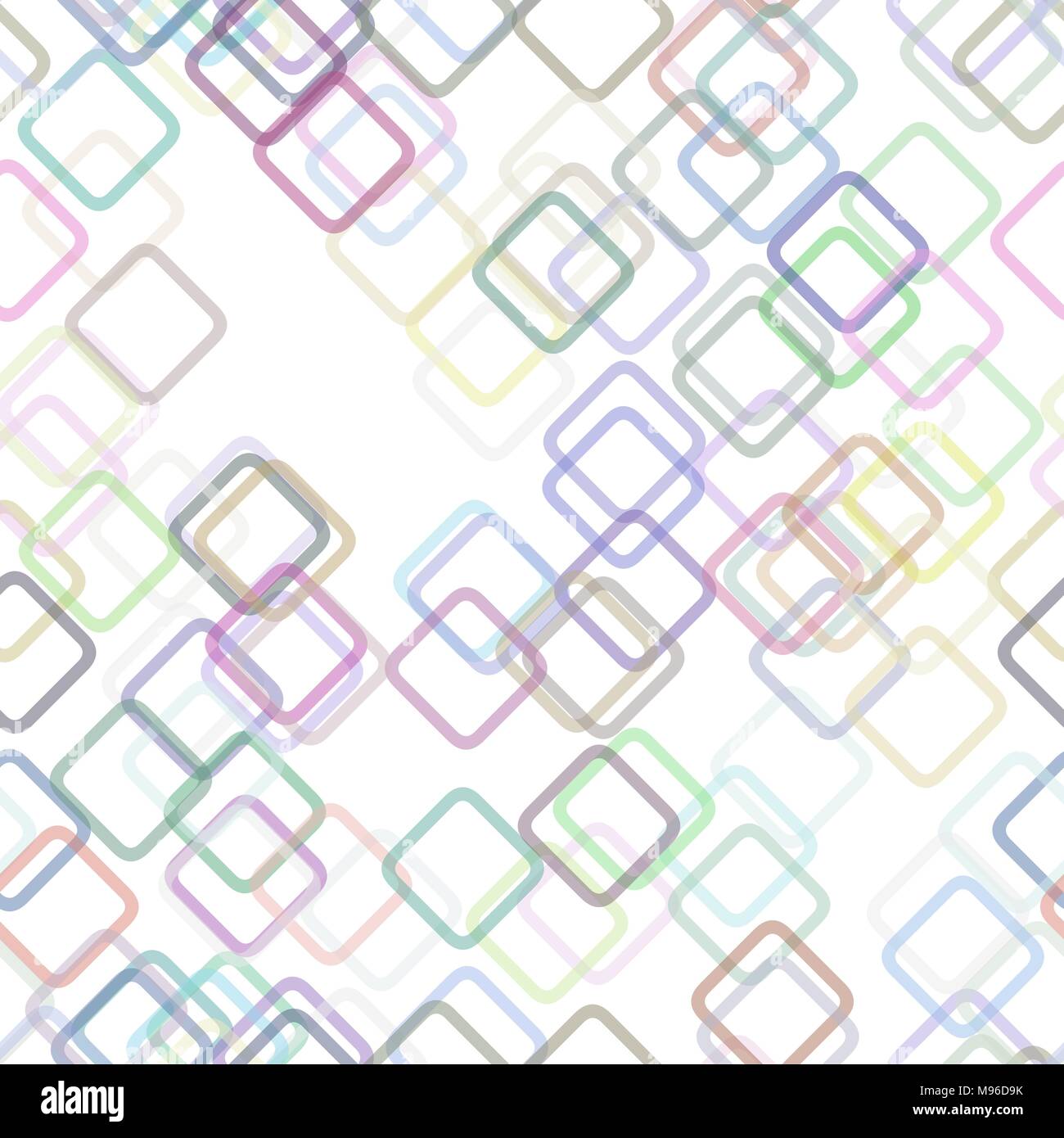 Seamless geometric square background pattern - vector graphic from random diagonal squares with ...